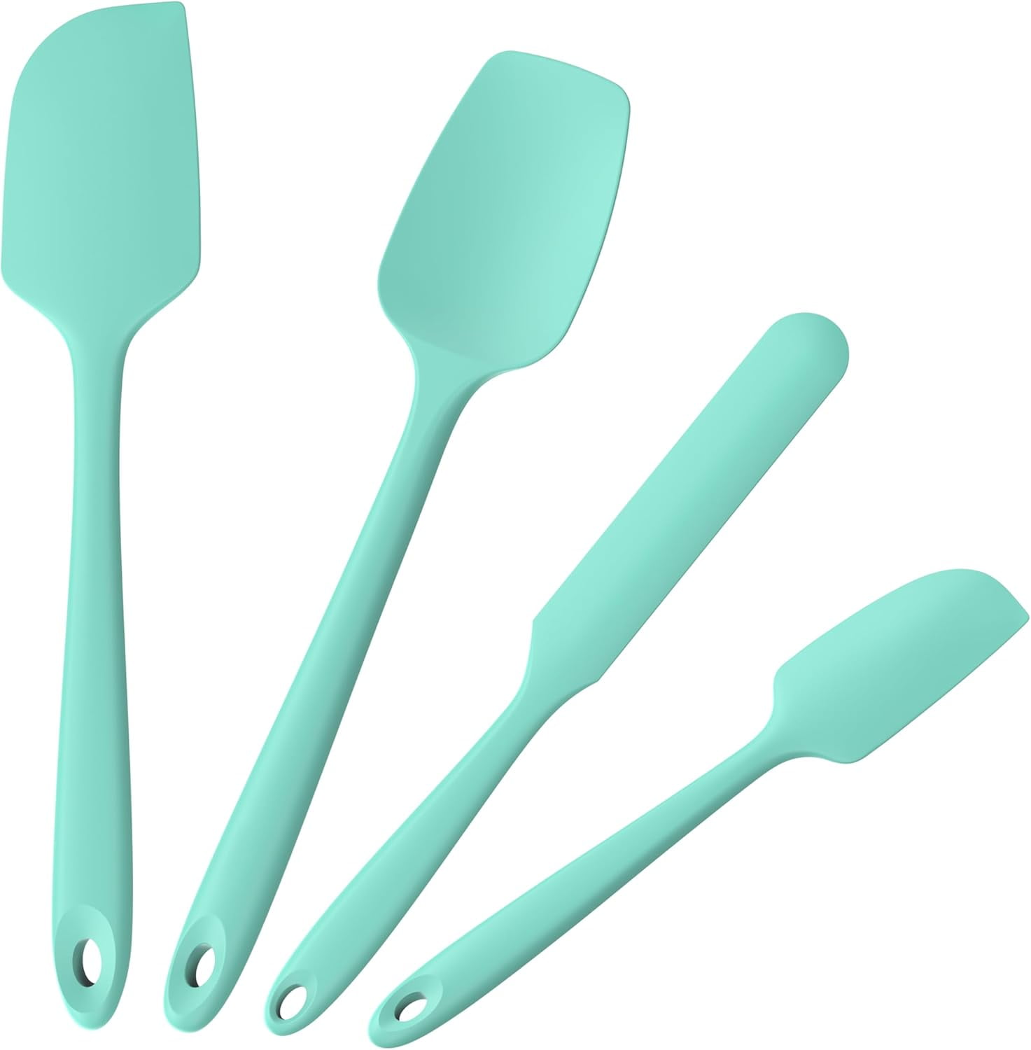 4-piece silicone spatula scraper: 600°C heat-resistant food-grade ...