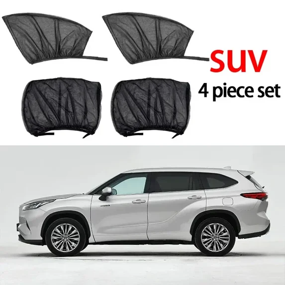 4-piece window screen set, premium window sunshade breathable mosquito ...
