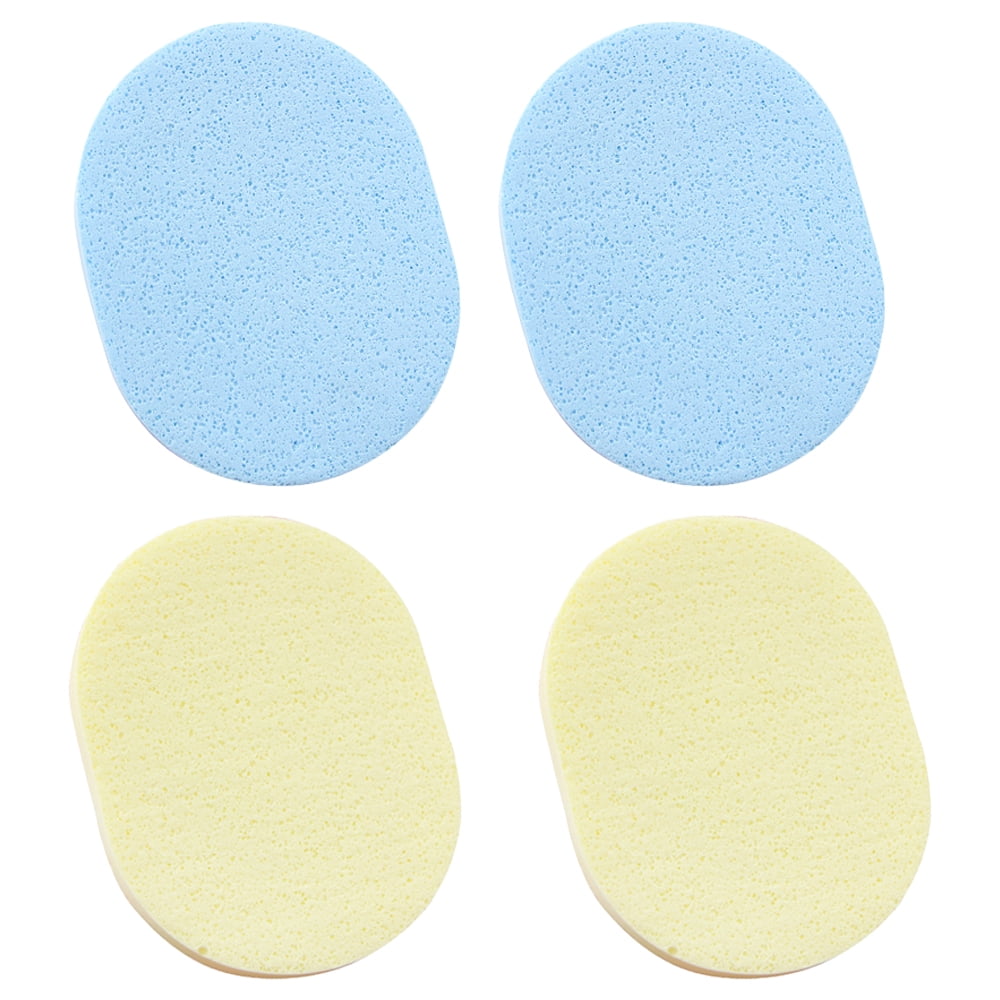 4 pieces Powder Puff for Face Cleansing,Makeup Removal and Exfoliating ...
