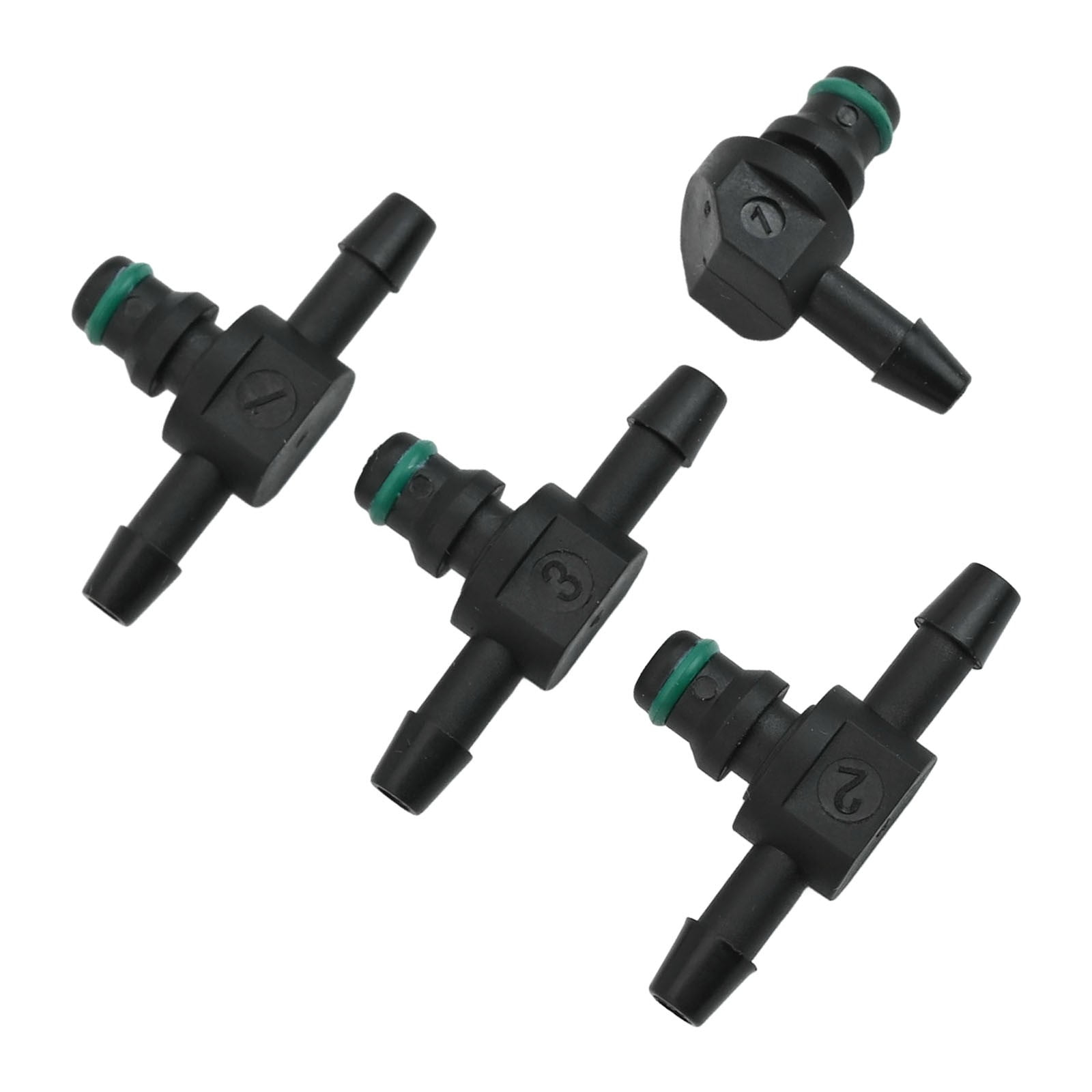 4 pieces diesel injector return connector common rail series return ...