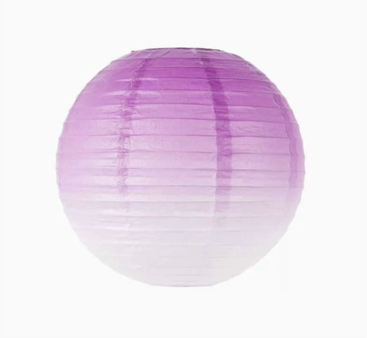 4 pieces hanging gradient paper lantern decoration spring and summer ...