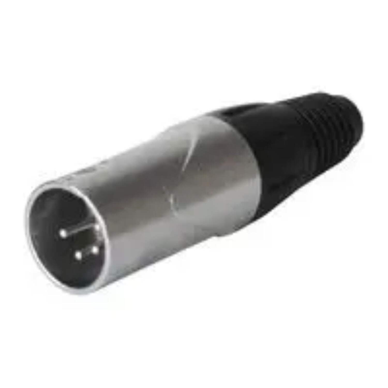 4 pin Male XLR Connector, solder type - Nickel - Walmart.com