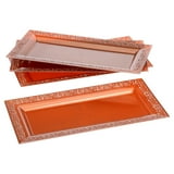 Mirrored Serving Tray Size Large,12" x 16", Gold - Walmart.com