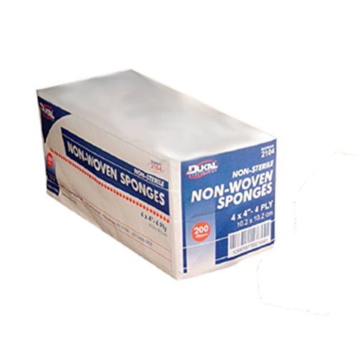 4-ply Non-sterile Non-woven Sponge 4x4 4-ply Non-sterile Non-woven ...