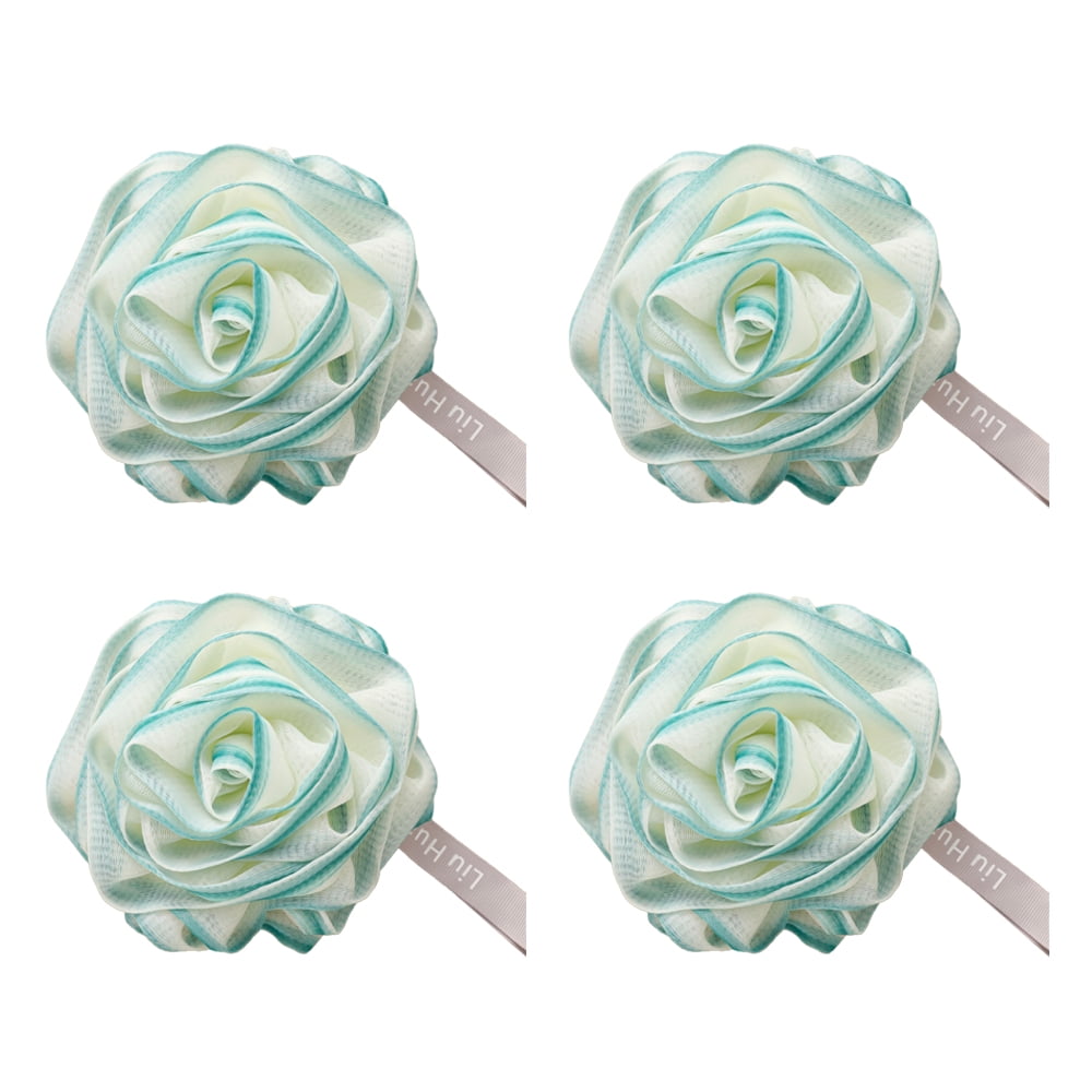 4 rose shaped shower balls Chummist - Walmart.com