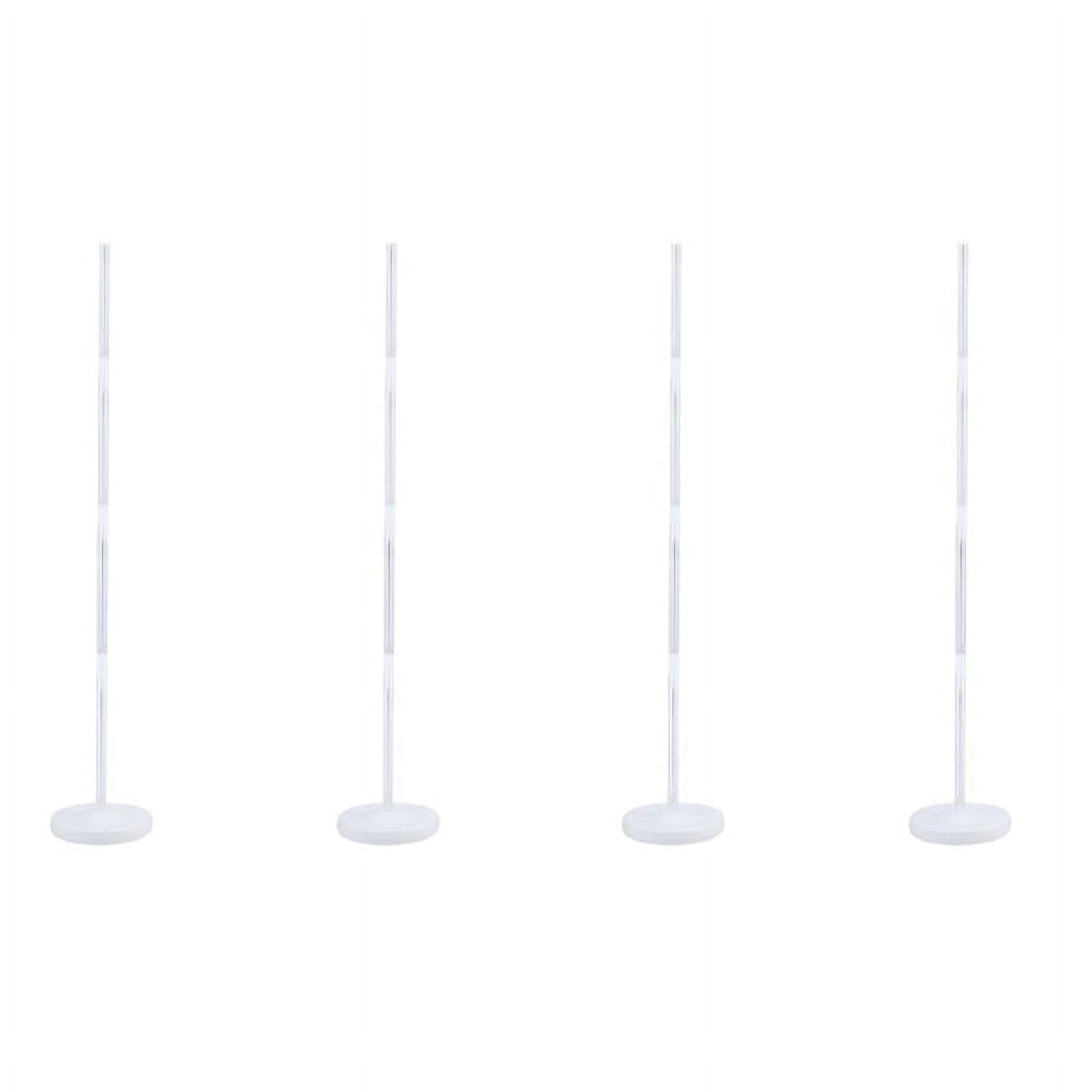 4 set Plastic Balloon Arch Column Stand with Base Kits Wedding Birthday ...