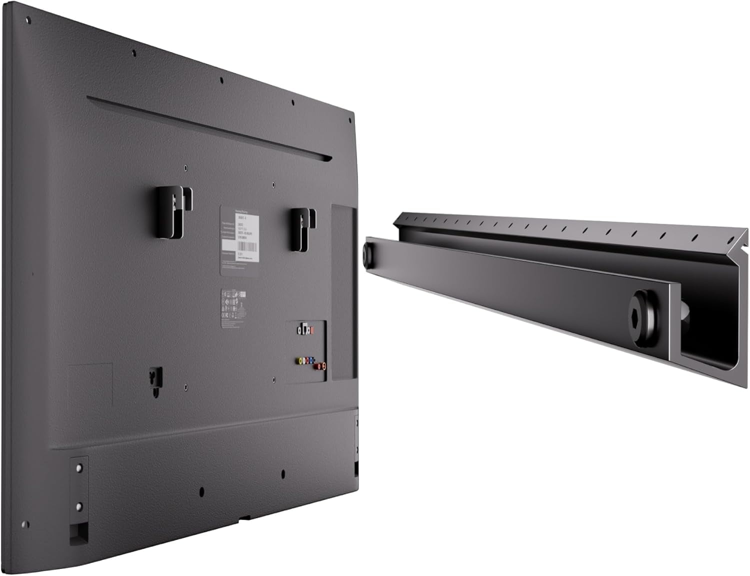 **4-set studless tv wall mount, heavy duty drywall tv bracket hanger ...