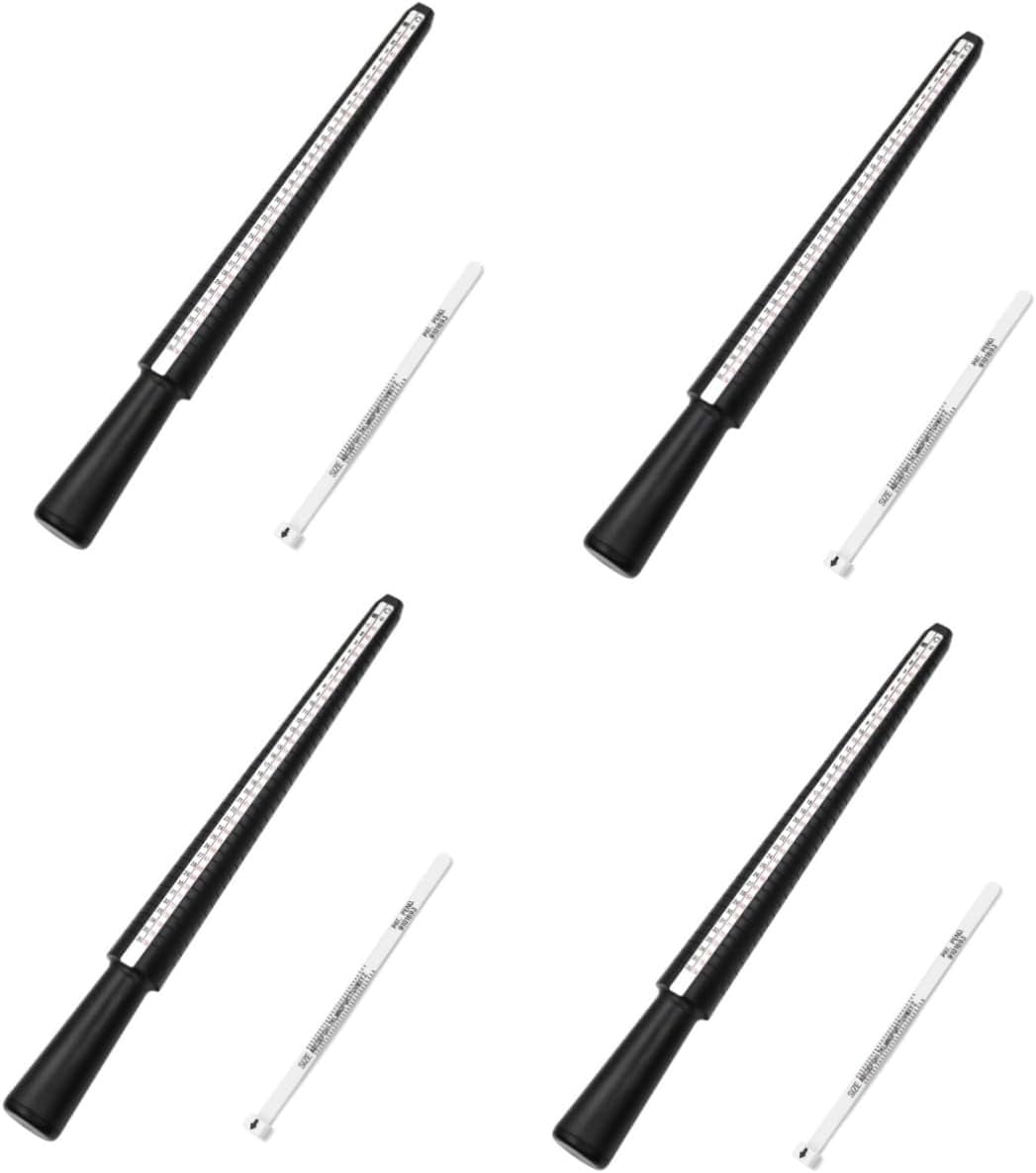 4 sets Practical Tools Measure Measuring Ring Supplies Size Gauge Tool ...