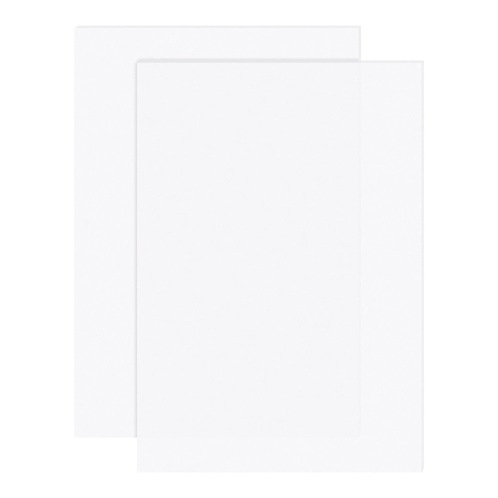 4 sheet Silicone Single Side Board with Adhesive Back Rectangle Clear ...