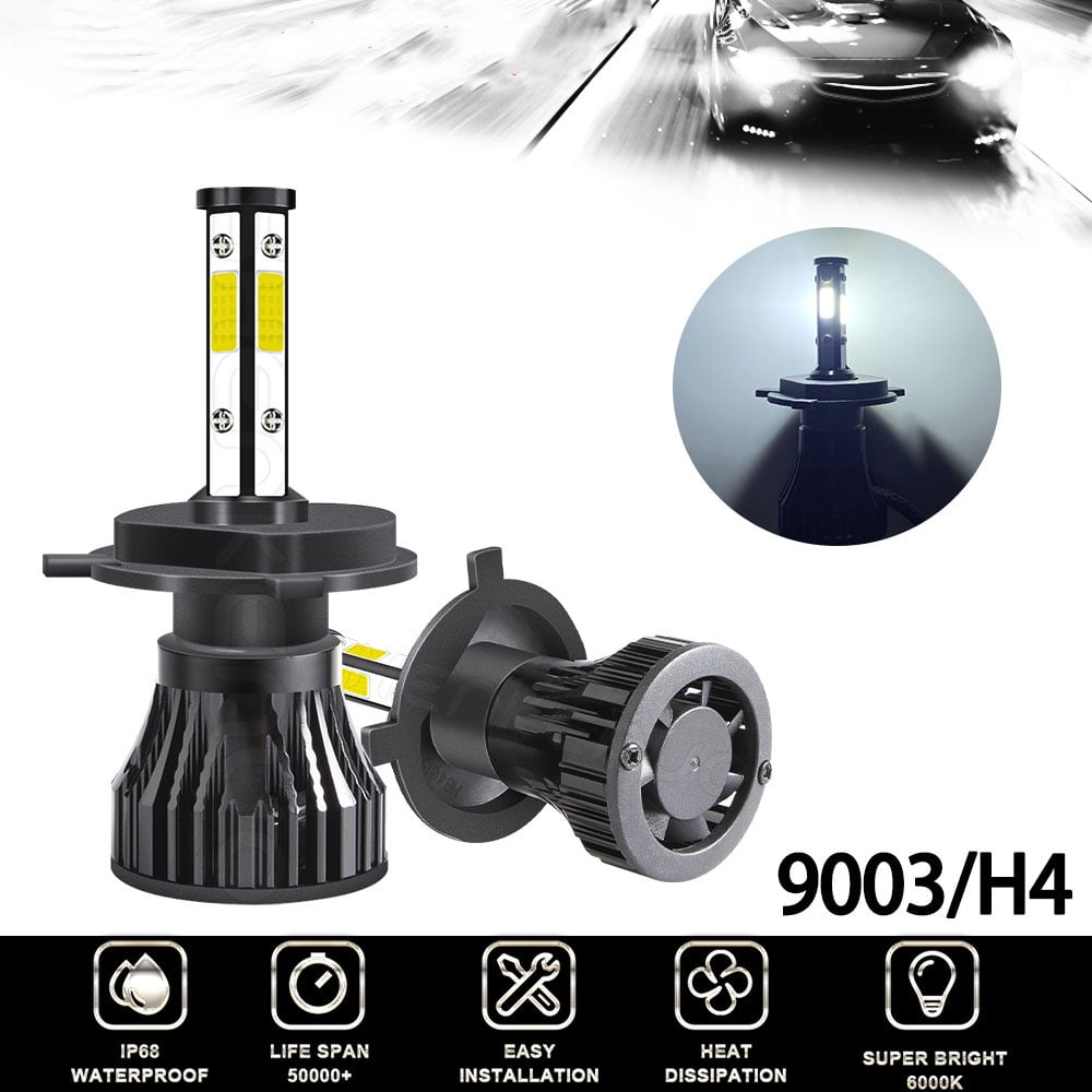 4 side LED headlight bulbs for 2003-2006 Infiniti G35 - Walmart.com