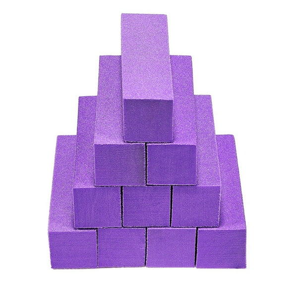 4-sided File Blocks Sponge Nails Polish Sanding Buffer Strips Sanding ...
