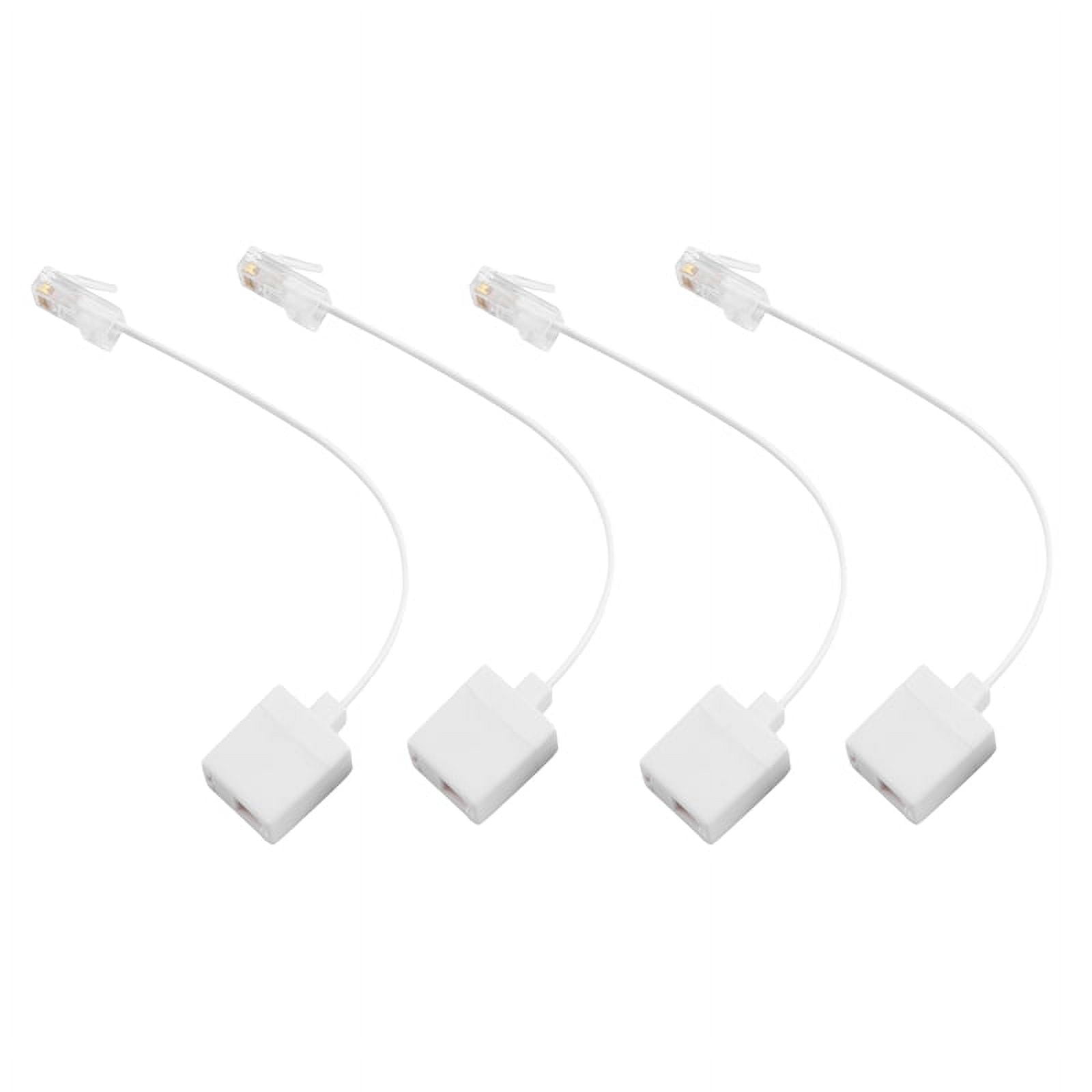 4 socket 8P4C / RJ45 male RJ11 6P4C to female M / F Adapter telephone ...