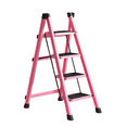 4 Step Ladder, Folding Step Stool with Wide Anti-Slip Pedal, 350lbs ...