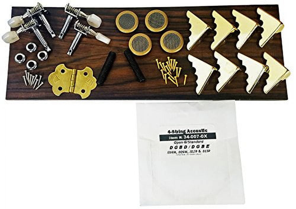 4-string Cigar Box Guitar Kit with Detailed Assembly Instructions ...