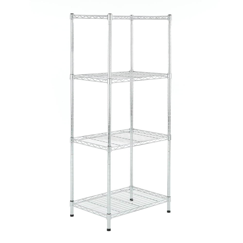 4 tier chrome shelving 15.7x23.6x54.4in - Walmart.com