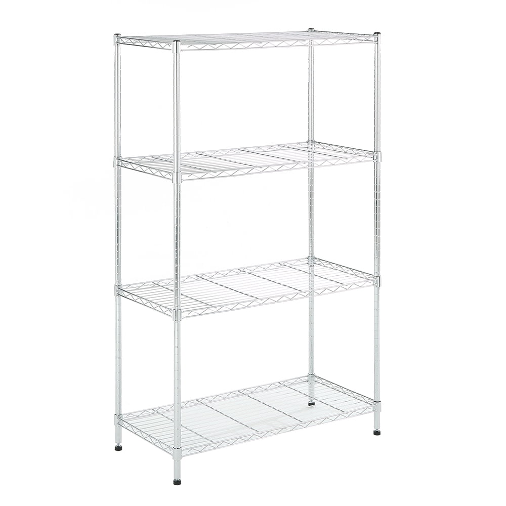 Chrome 4 Tier Chrome Shelving - 300lbs Weight Capacity - Walmart.com