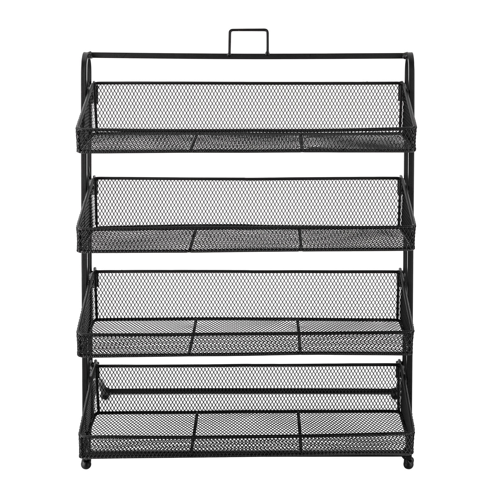 4-tiers Candy Display Rack Iron Retail Display Shelf Stand Snack Food ...