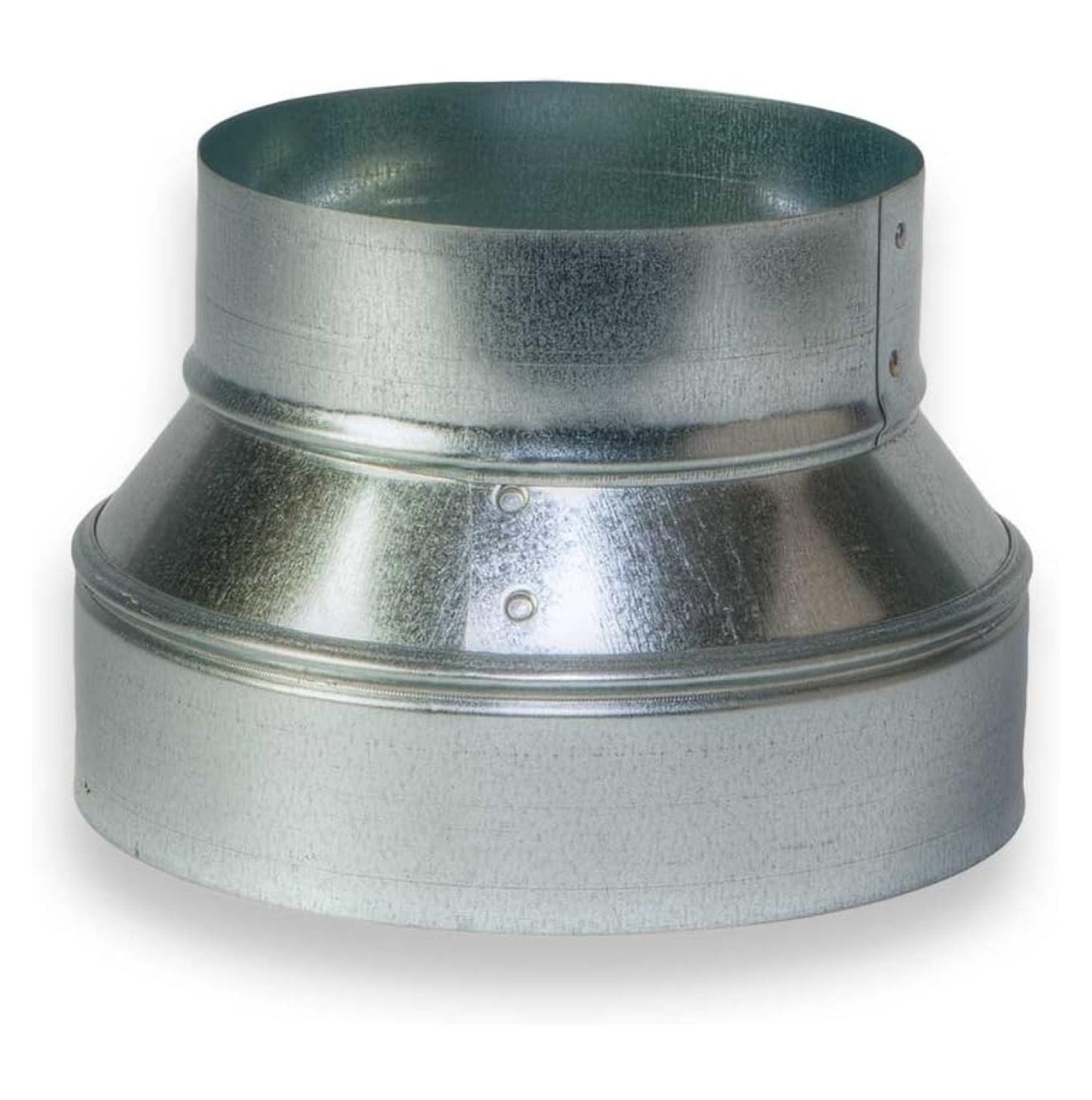 4" to 3" OR 3" to 4" Round Metal Pipe Reducer OR Increaser - Galvanized ...