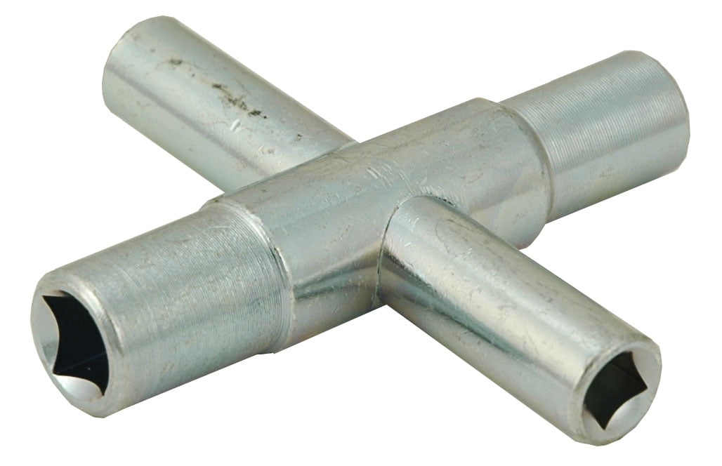 4-way Faucet Key or Valve Key - By Plumb USA - Walmart.com