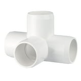 4 way L/T - 1" - Furniture Grade PVC Fitting - Walmart.com