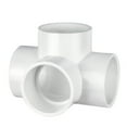 4 way L/T 2" - Utility Grade 4 Way PVC Fitting - Walmart.com