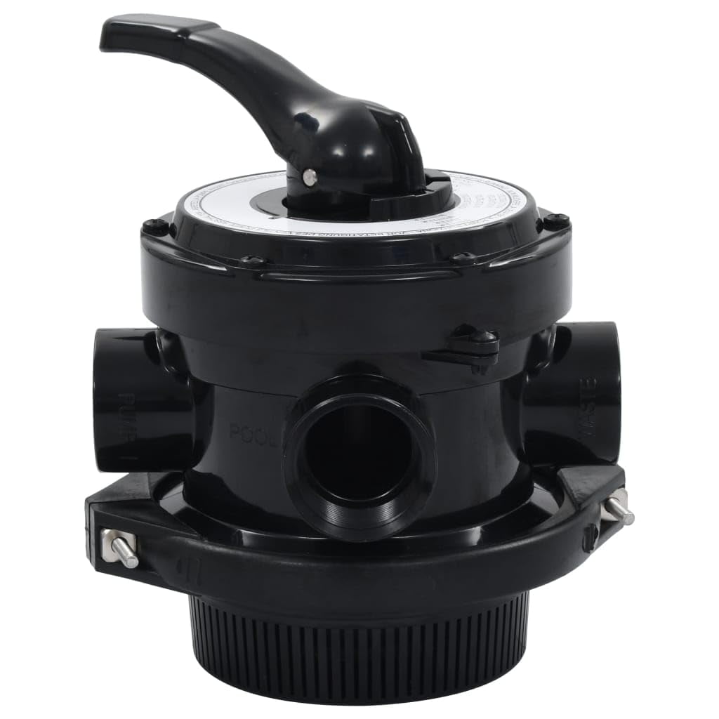 4-way Multiport Valve for Pool Sand Filter - 1.5” Fitting Connectors ...