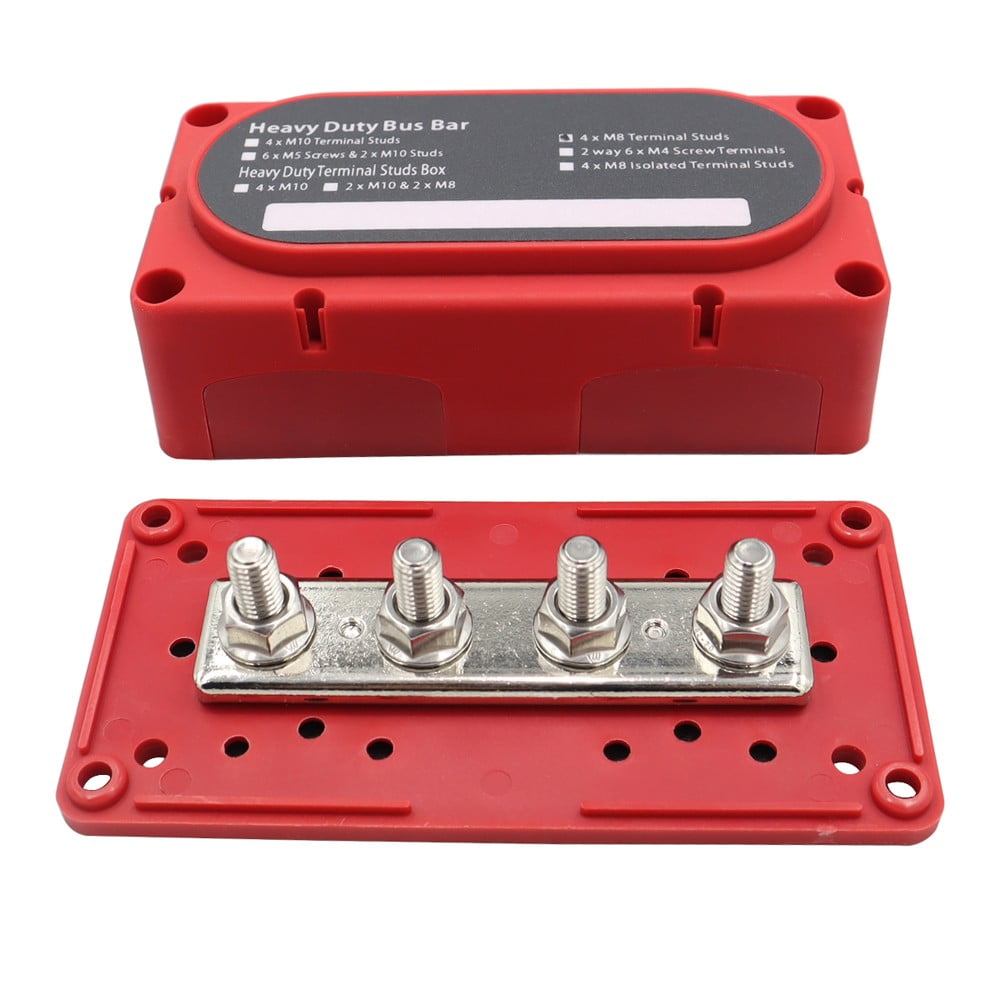 4-way busbar terminal block M10 and M8 are for RVs, yachts, and ...