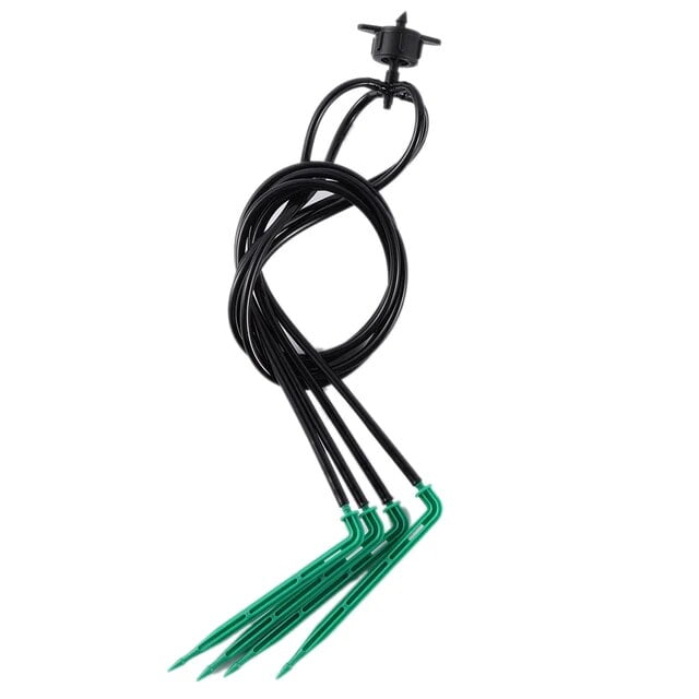4-ways Curved Arrow Irrigation System Kits Garden Greenhouse Drip ...