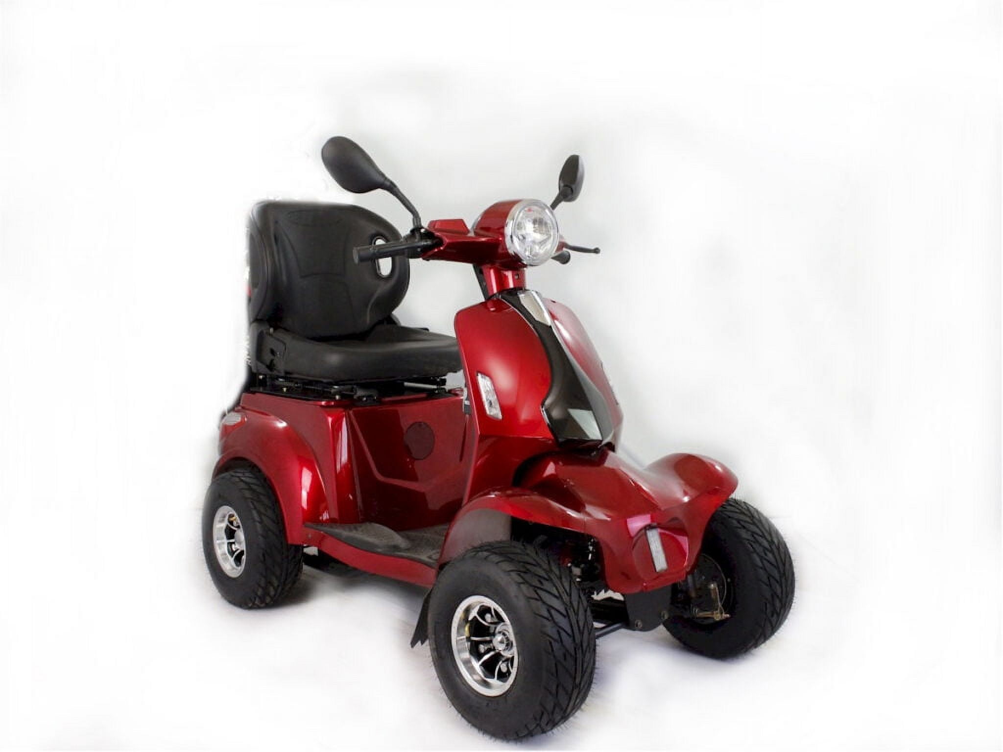 Luxuryton 4-Wheel Electric Mobility Scooter, Motorized Power Drive with ...