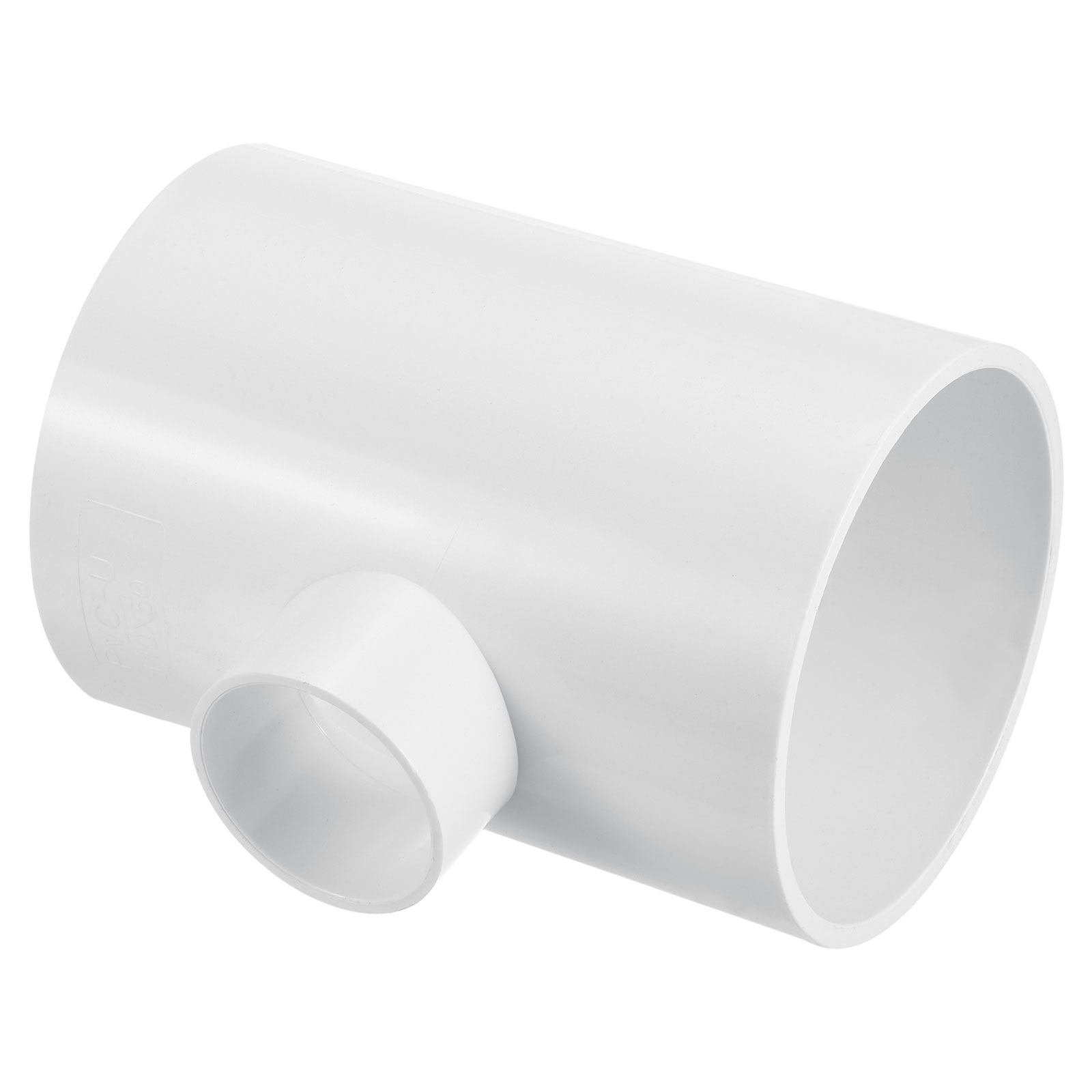 4" x 1 1/2" 3 Way Tee Pipe Fittings UPVC, Joint Coupling Pipe Adapter, White - Walmart.com