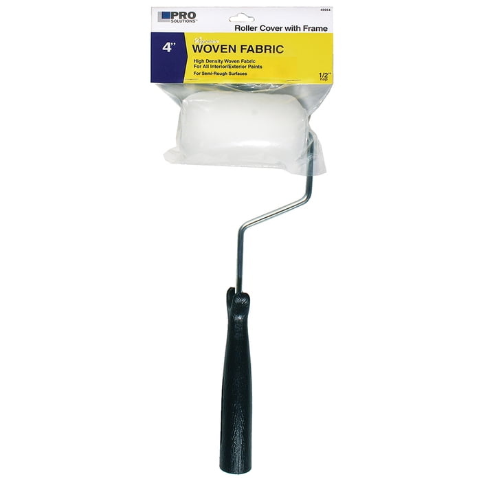 4" x 1/2" Nap Pro Solutions 45554 Signature, White Woven Roller Cover ...