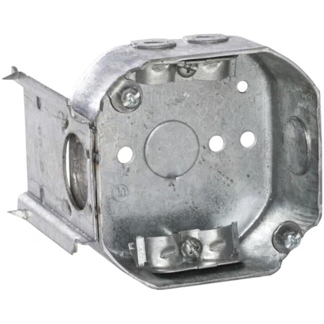 4 x 1.5 in. Galvanized Steel Octagon Box - Walmart.com
