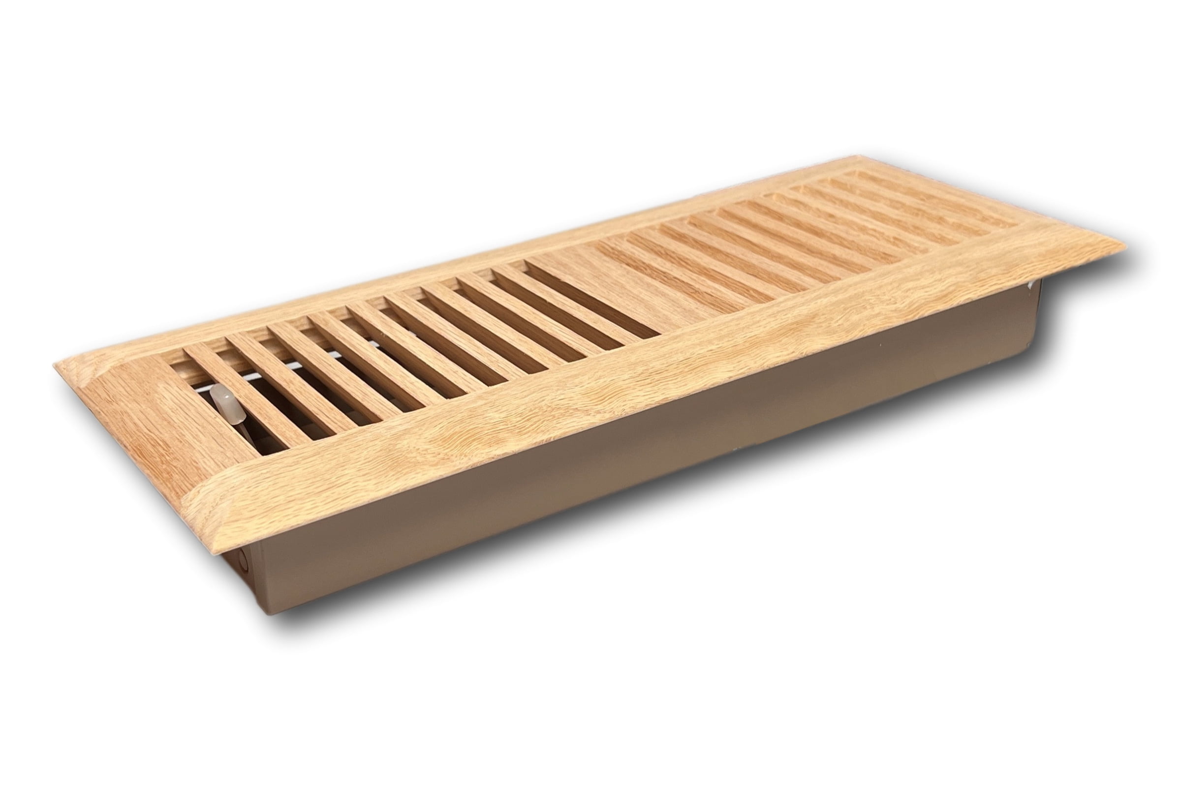4 x 10 Red Oak Wood Register - Drop In Style (Unfinished) - Walmart.com