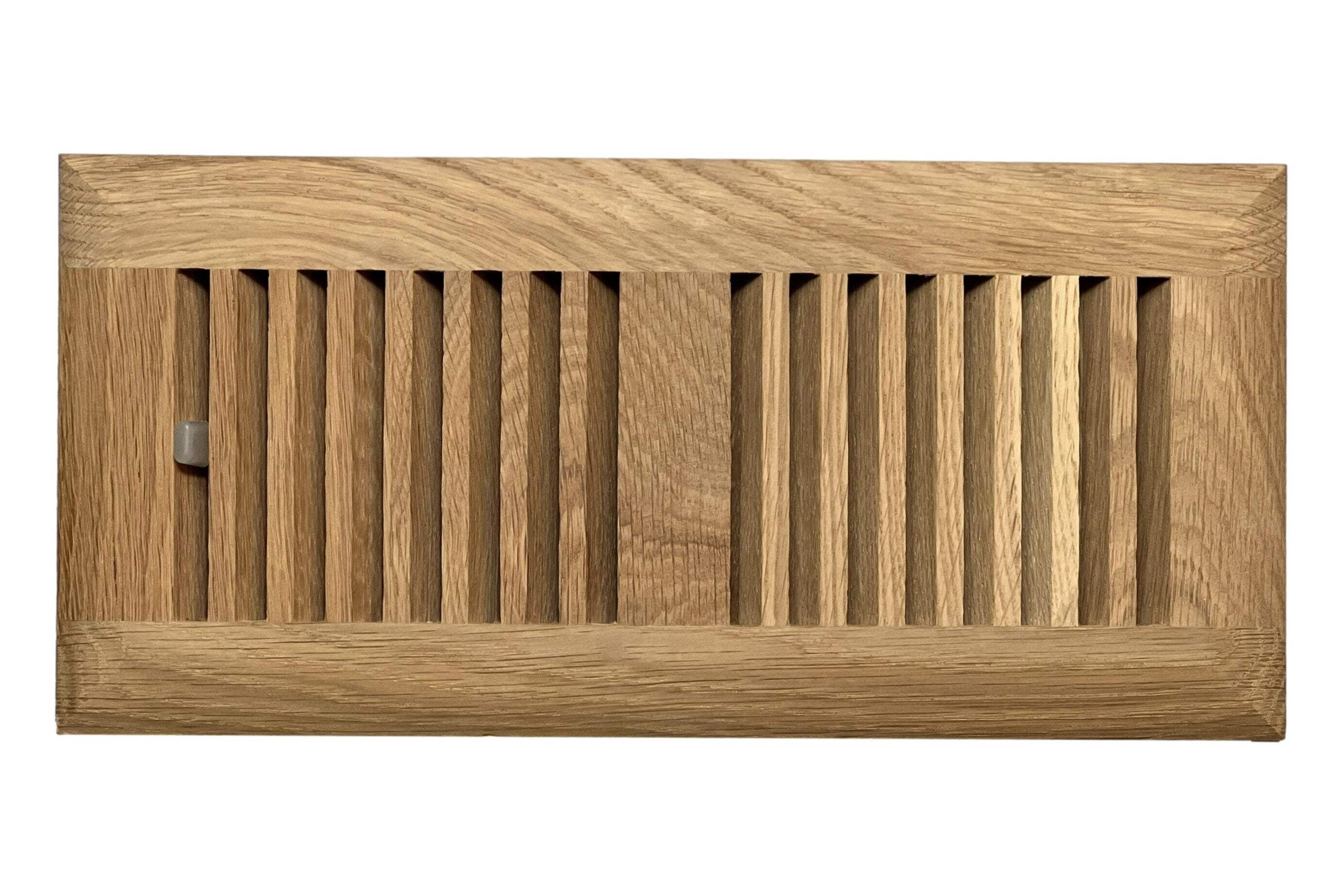 4 x 10 Red Oak Wood Register - Drop In Style (Unfinished) - Walmart.com