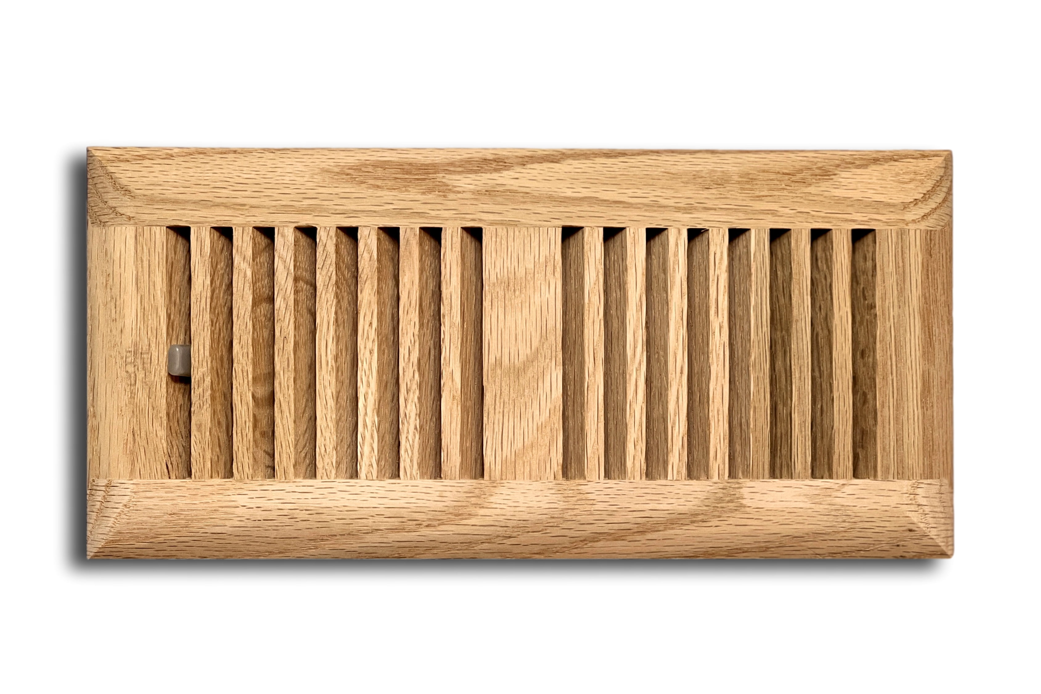 4 x 10 Red Oak Wood Register - Drop In Style (Unfinished) - Walmart.com