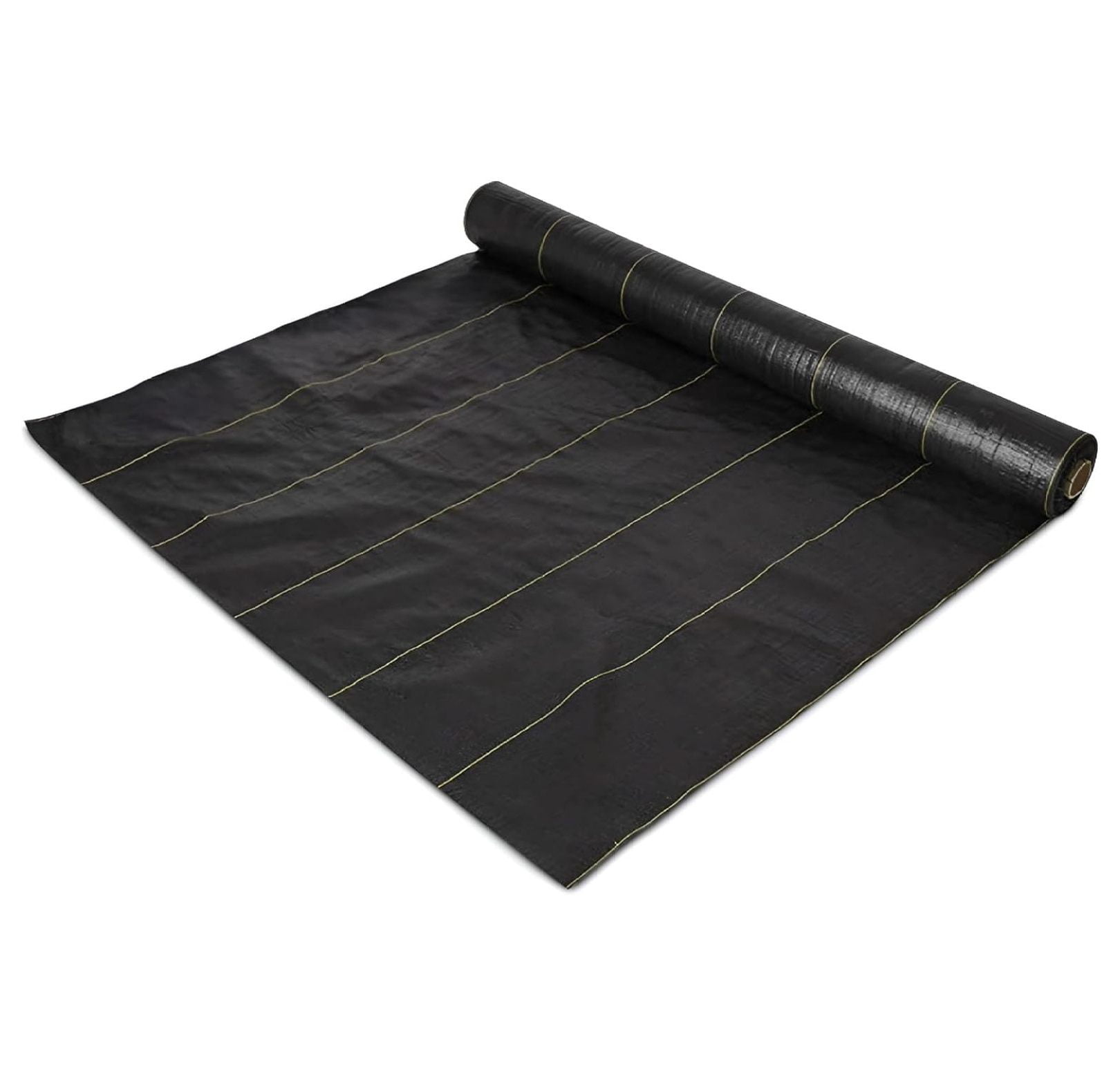 4 x 100 Foot Weed and Mulch Barrier Landscape Woven Fabric Ground Cover ...