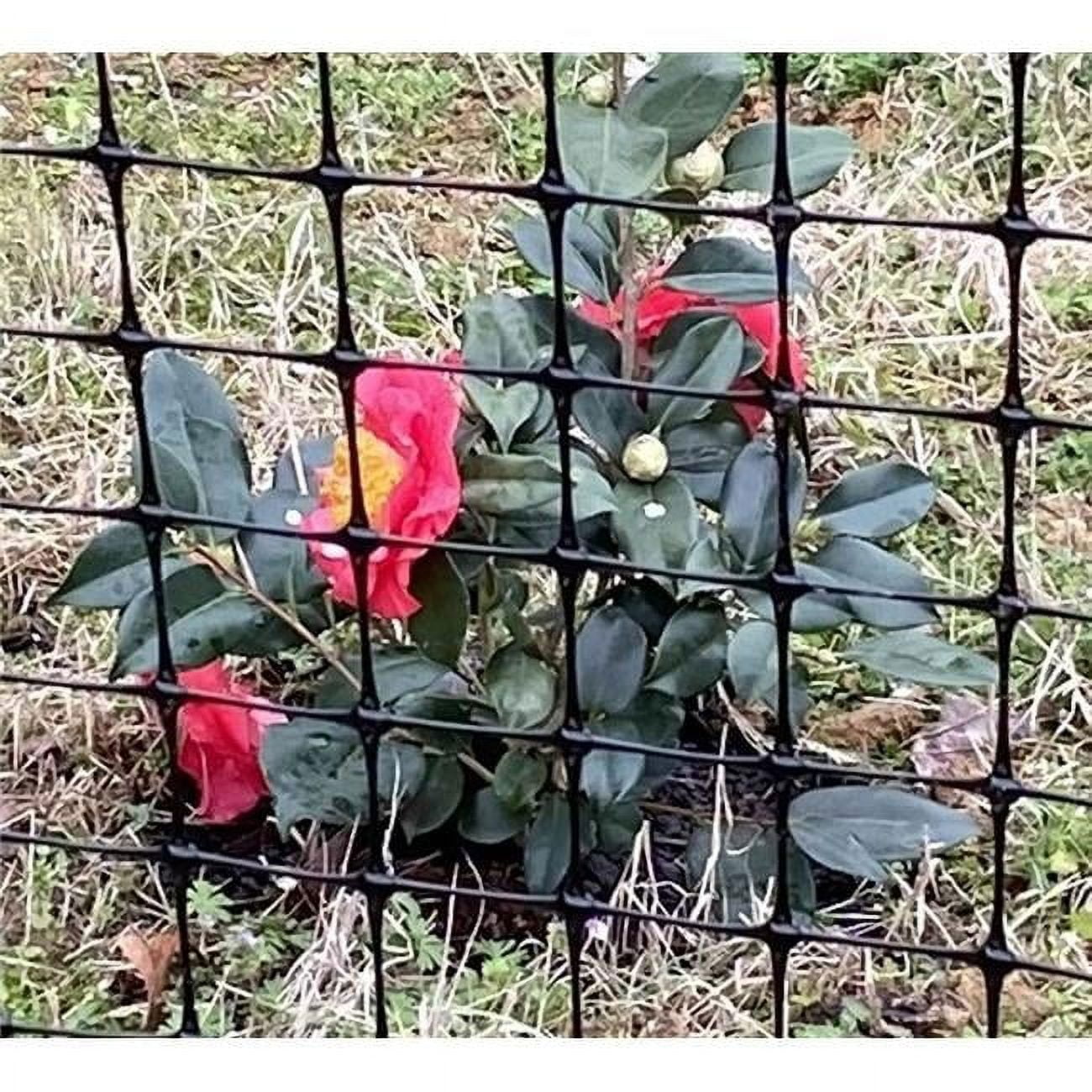 4 x 100 ft. Black Graduated Reinforced Bottom Fence - Walmart.com