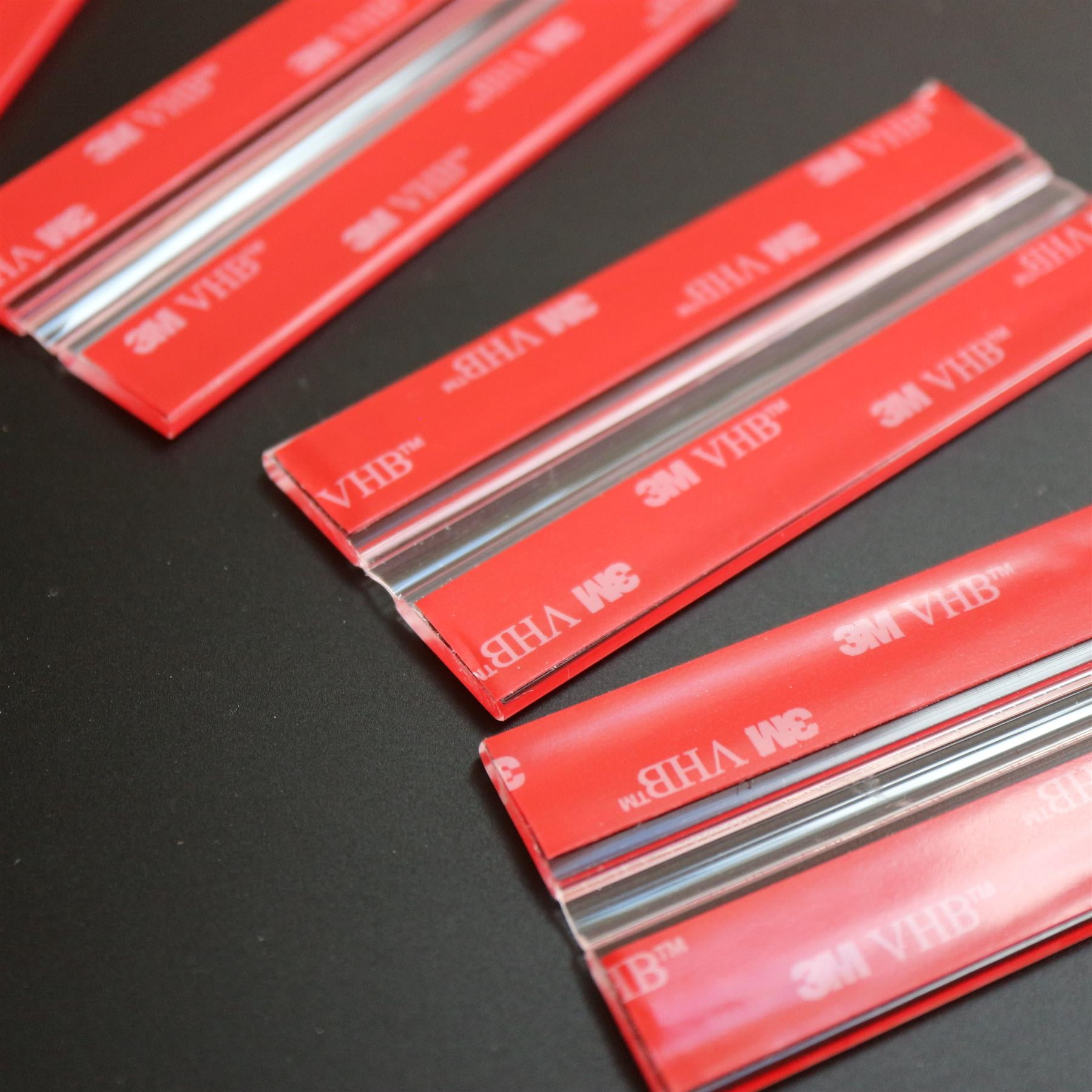 4 x 100mm Flexible Hinges - No glue required, Self Adhesive, Low ...