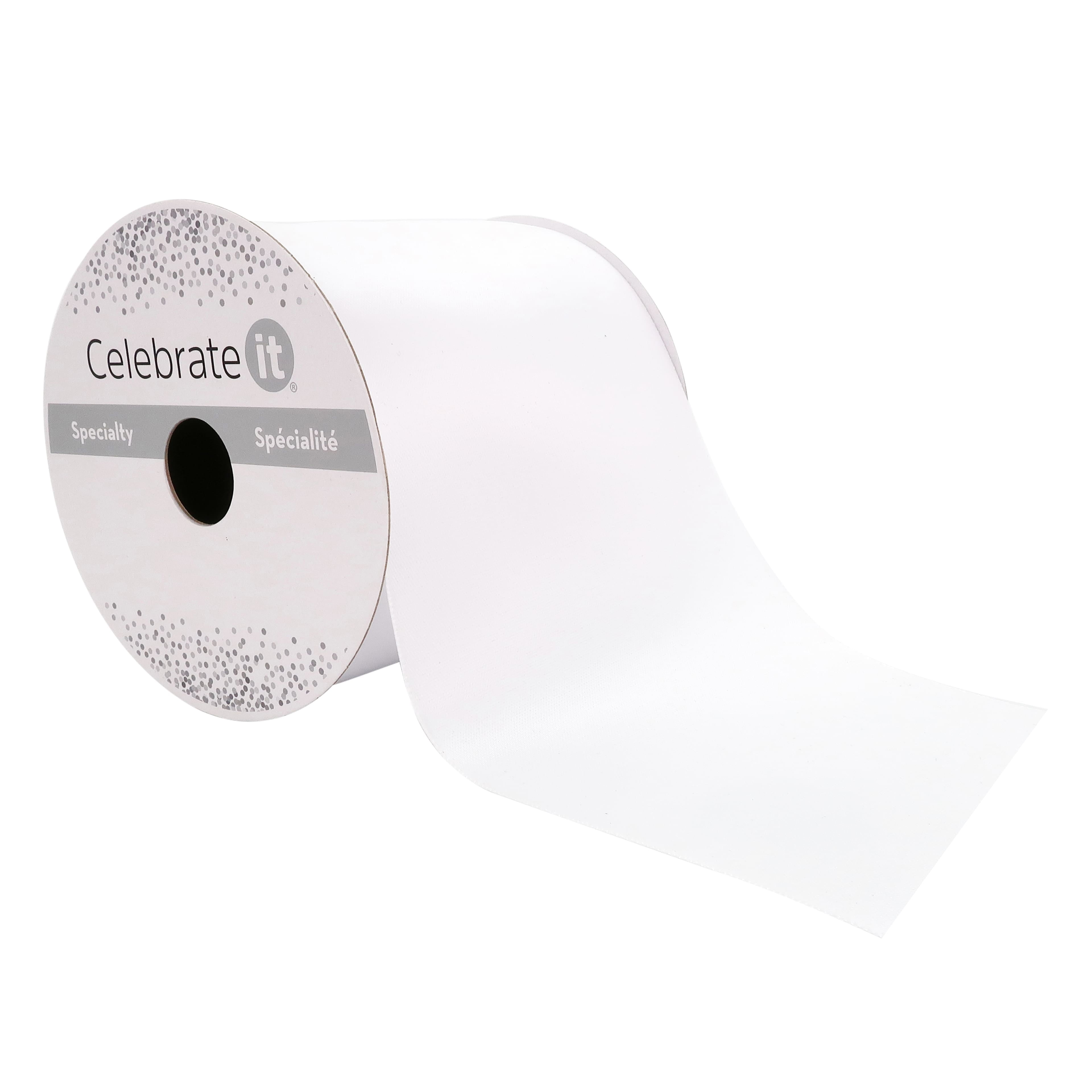 4" x 10yd. Satin Ribbon by Celebrate It® Specialty - Walmart.com