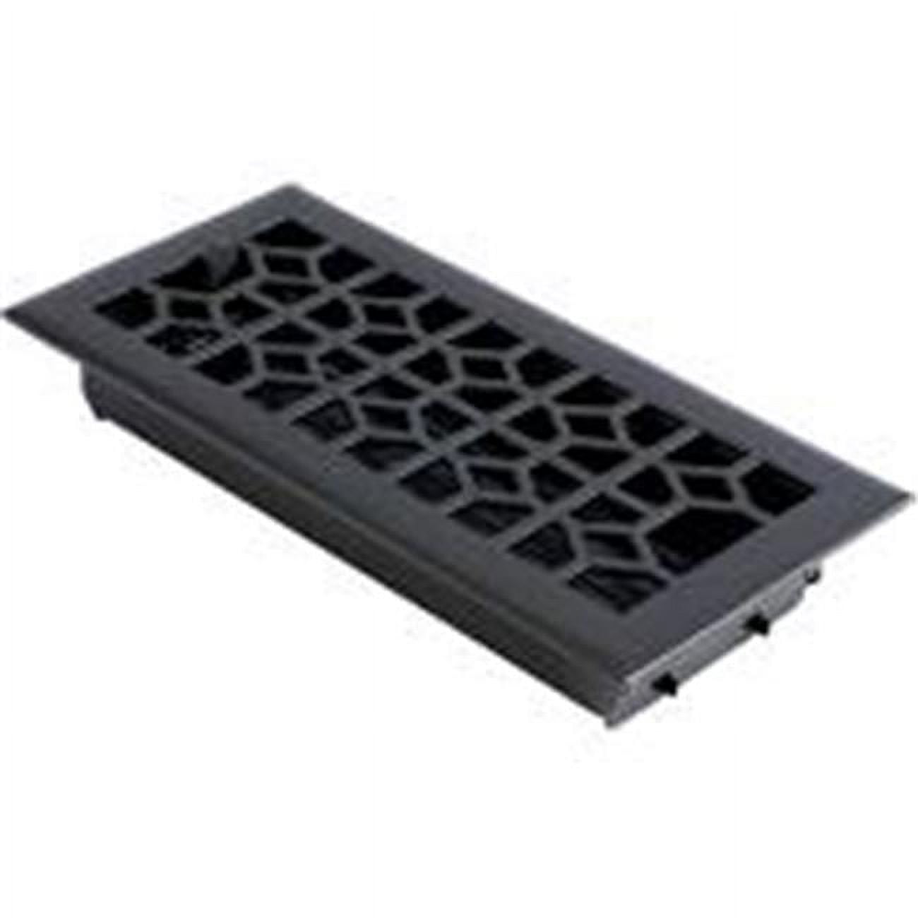 4 x 12 in. Classic Register with Damper Weathered Black - Walmart.com