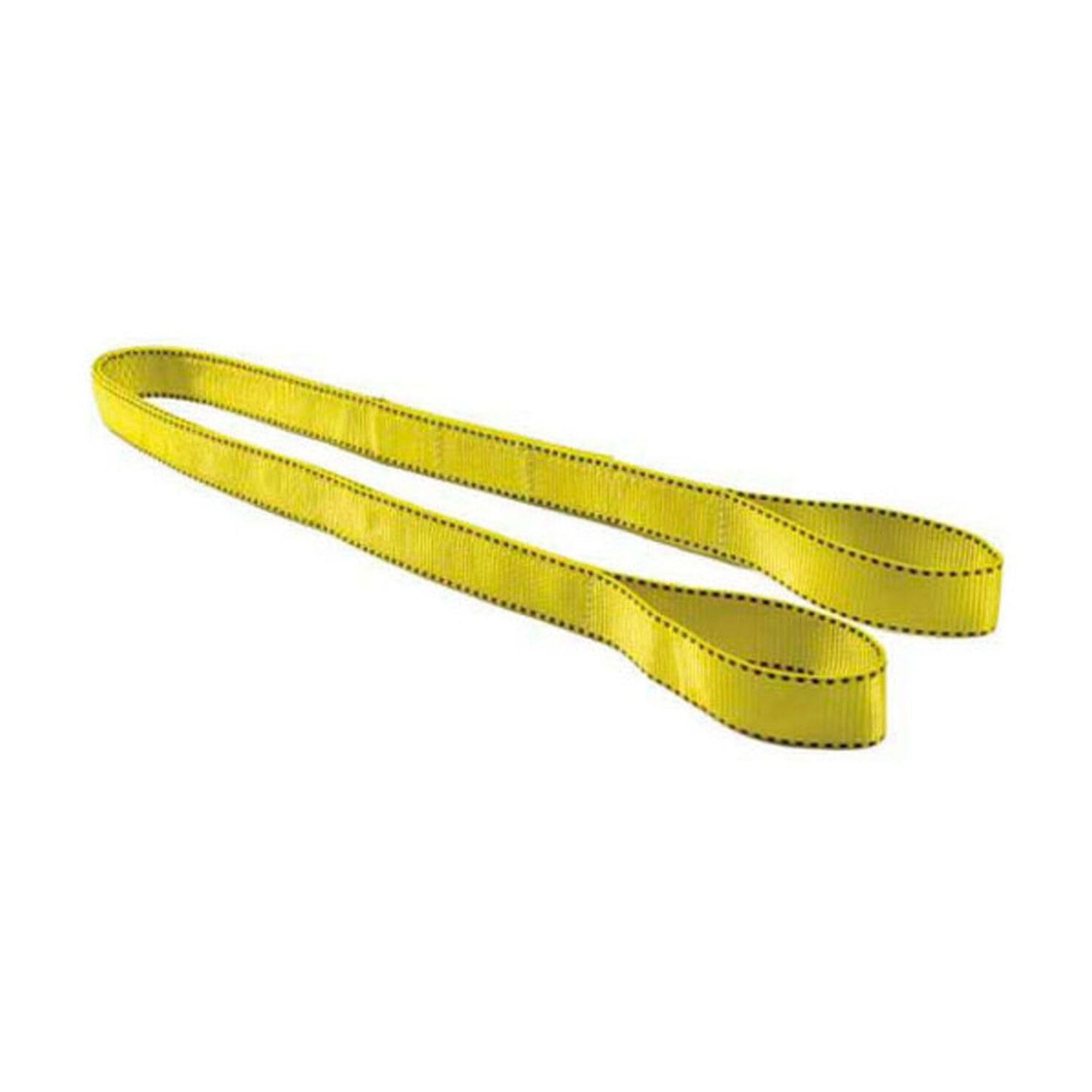 4" x 14' Polyester Lifting Sling 2-Ply Flat Eye, High Tenacity Rigging ...