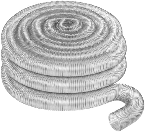 4 x 15' Flexible PVC Dust Collection Hose, Heavy Duty Dust Debris, Fume ...