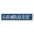 4 x 18 in. A-16 Street Sign - USS Amberjack SS 522 - Walmart.com