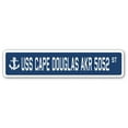 4 x 18 in. A-16 Street Sign - USS Cape Douglas AKR 5052 - Walmart.com