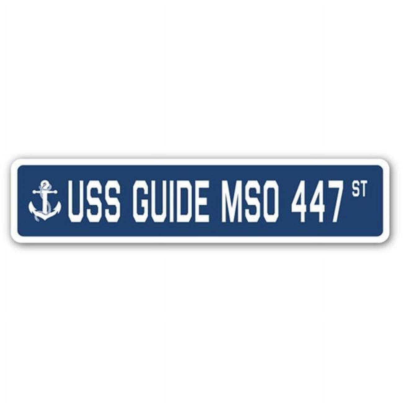 4 x 18 in. A-16 Street Sign - USS Guide MSO 447 - Walmart.com