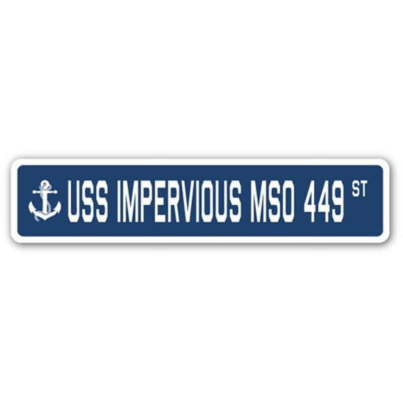 4 x 18 in. A-16 Street Sign - USS Impervious MSO 449 - Walmart.com