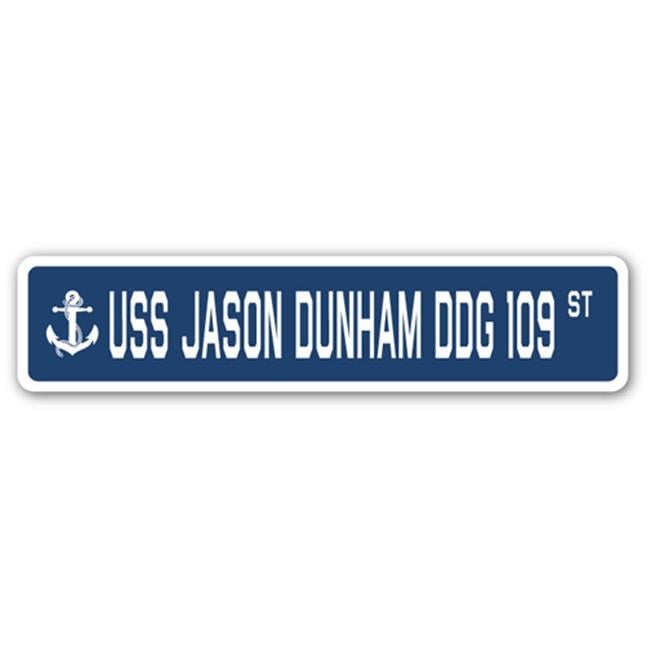 4 x 18 in. A-16 Street Sign - USS Jason Dunham DDG 109 - Walmart.com