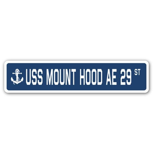 4 x 18 in. A-16 Street Sign - USS Mount Hood AE 29 - Walmart.com