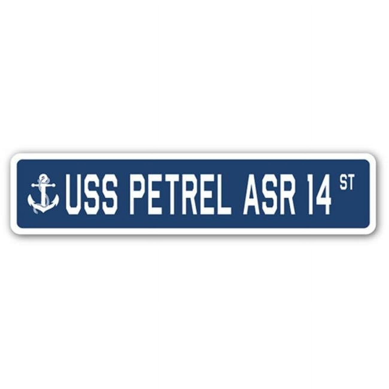 4 x 18 in. A-16 Street Sign - USS Petrel ASR 14 - Walmart.com