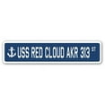 4 x 18 in. A-16 Street Sign - USS Red Cloud AKR 313 - Walmart.com
